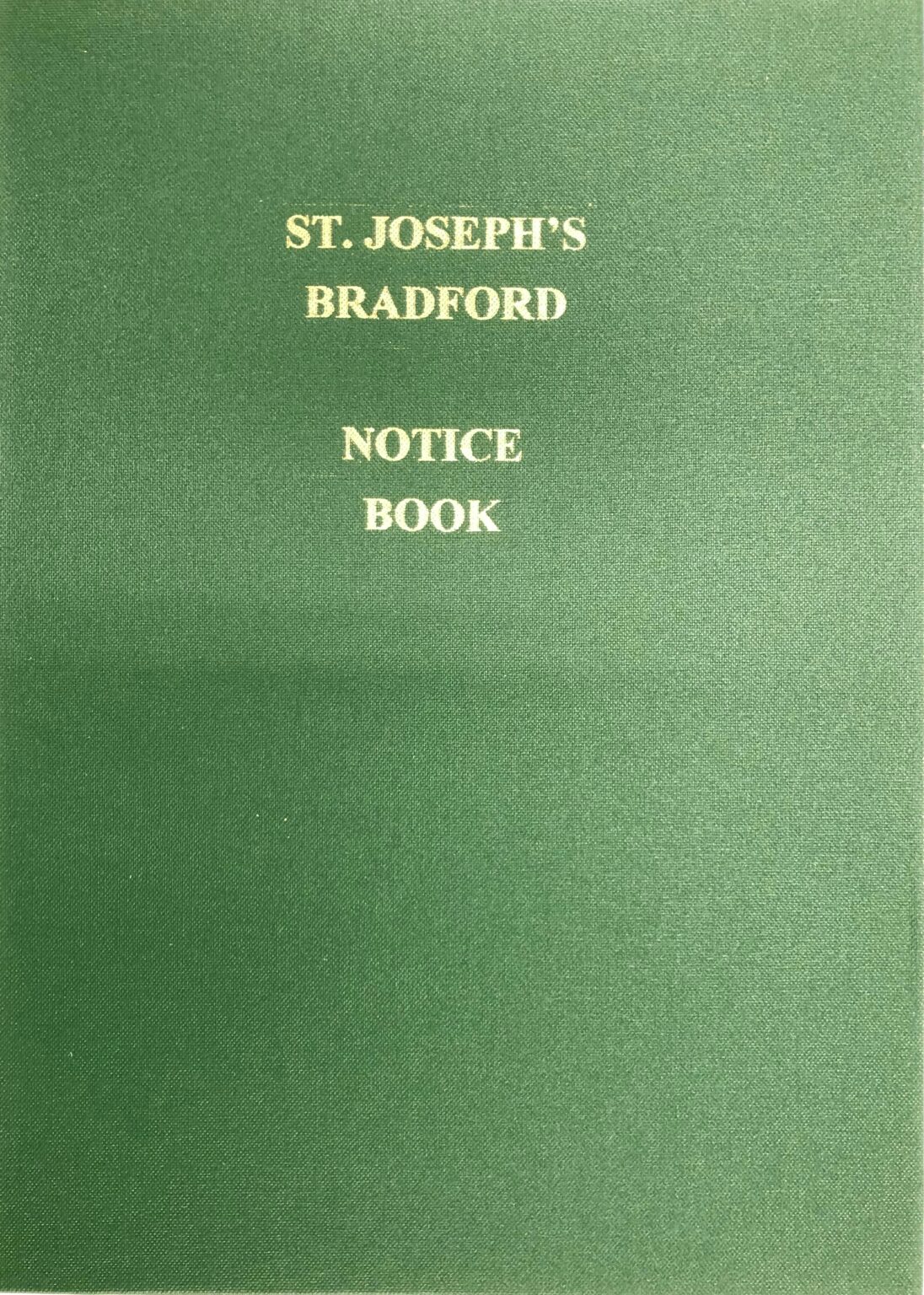 Notice Book – John F Neale Publishing